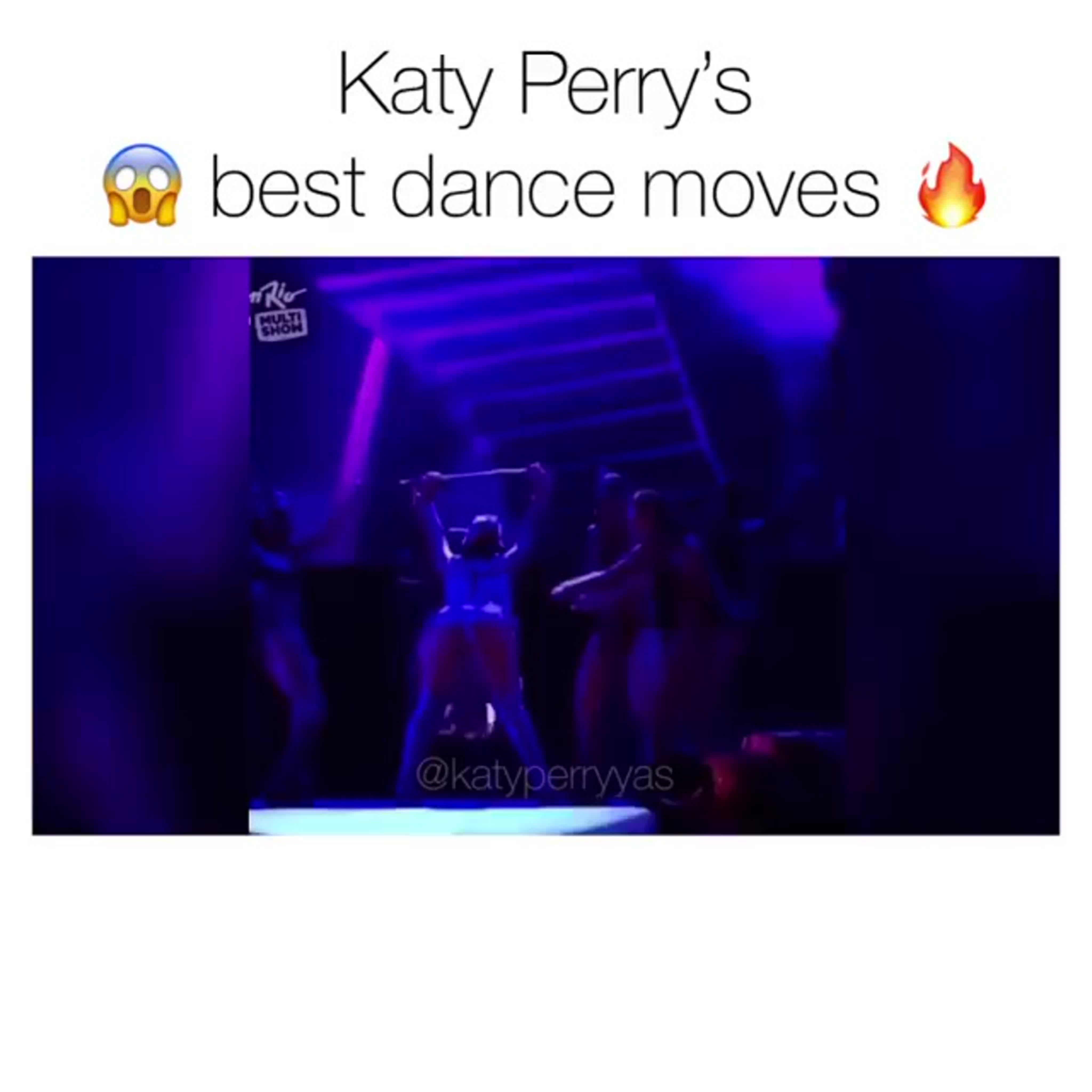 Katy Perry's dance moves — Видео от KATYLAND | ВКонтакте